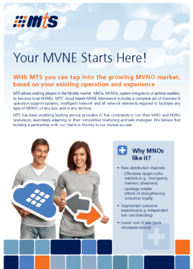 MTS MVNE Solution for MNOs Overview